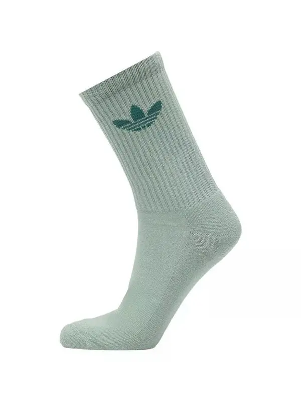 Adidas Trefoil Crew Socks Pack Of Ten - Pink