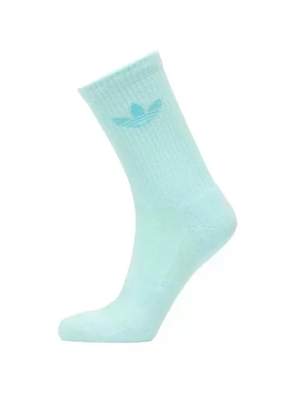 Adidas Trefoil Crew Socks Pack Of Ten - Pink
