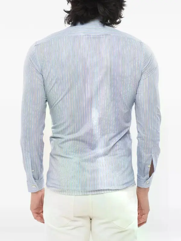 ALESSANDRO GHERARDI Striped French-collar Shirt