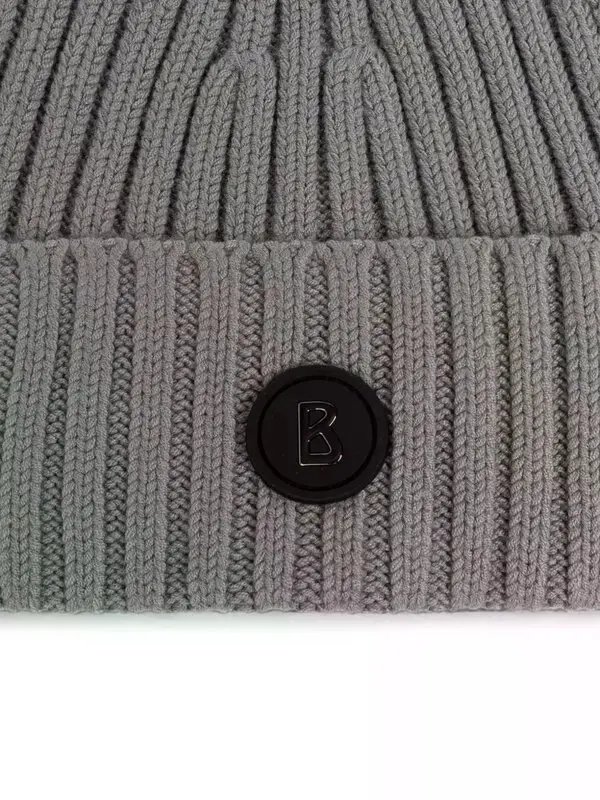 Bogner Cable-knit Ribbed Beanie Hat