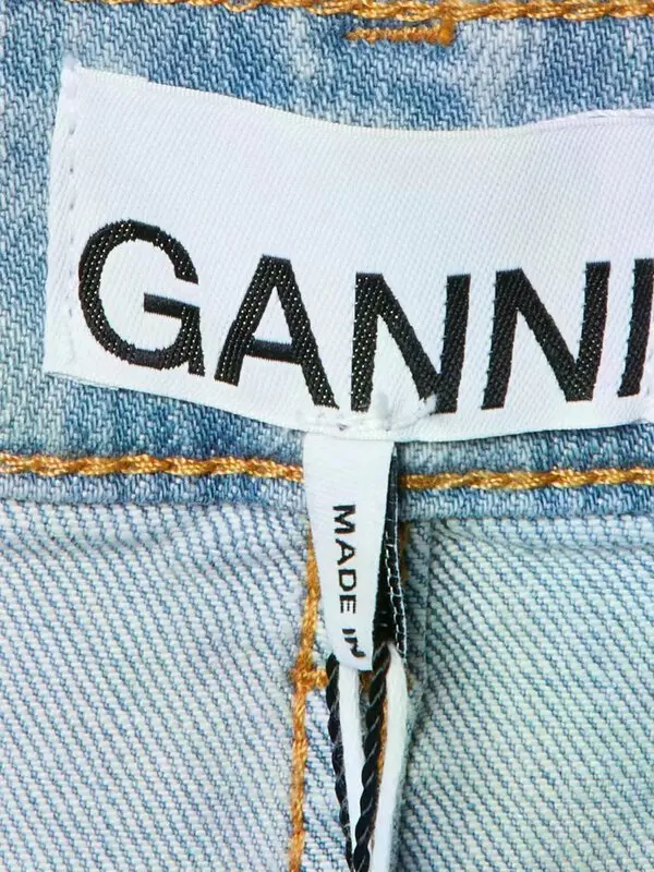 GANNI Flared Midi Skirt