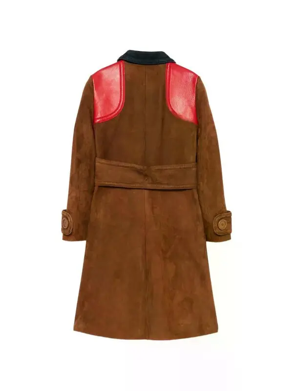 Miu Miu Flower-cat Patch Coat