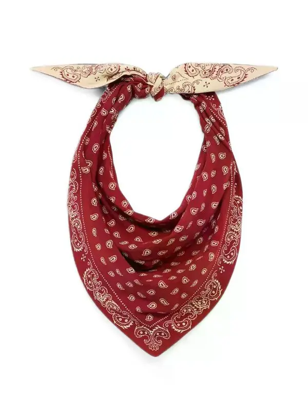 Guest In Residence The Wild Rag Paisley-print Bandana - Red