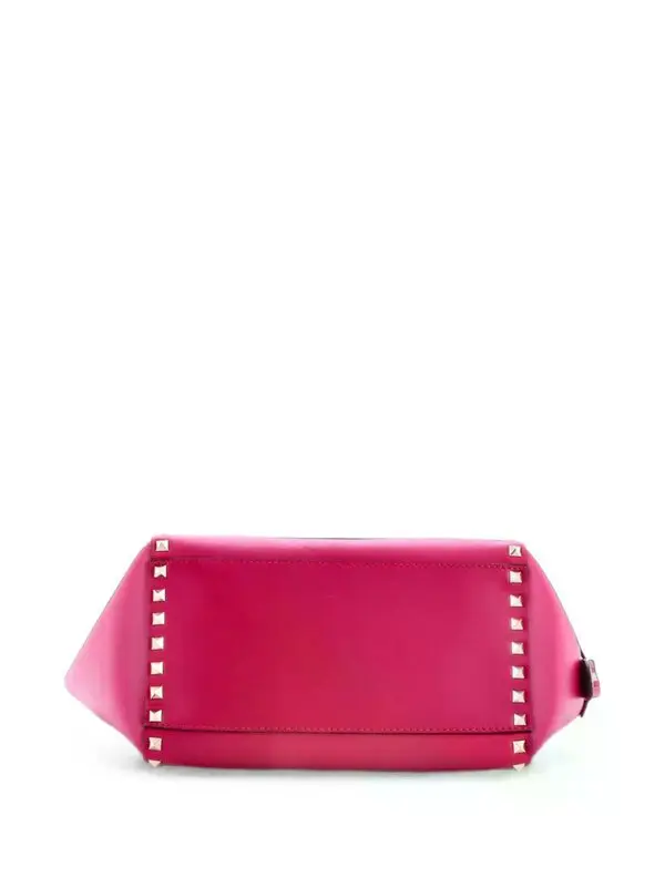Valentino Garavani Rockstud Rigid Leather Small Tote Bag