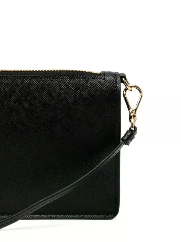 Prada Saffiano Leather Padlock Crossbody Bag