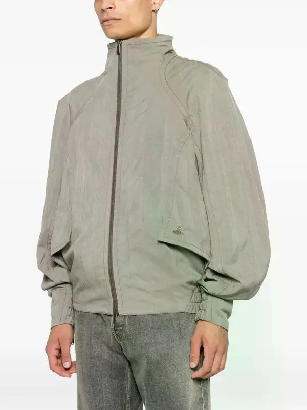 VIVIENNE WESTWOOD Orb-embroidered Zip-up Jacket