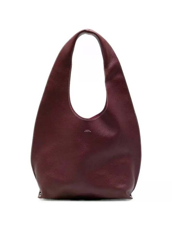 A.p.c. Grainy Leather Shoulder Bag