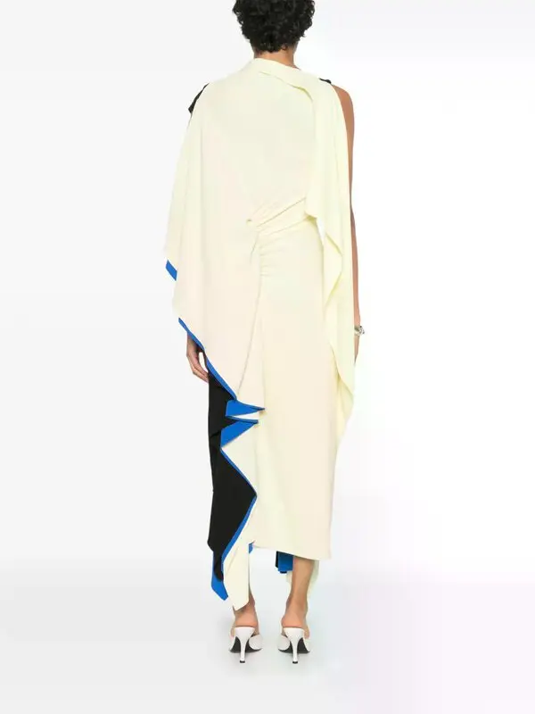Loewe Draped Asymmetric-hem Maxi Dress