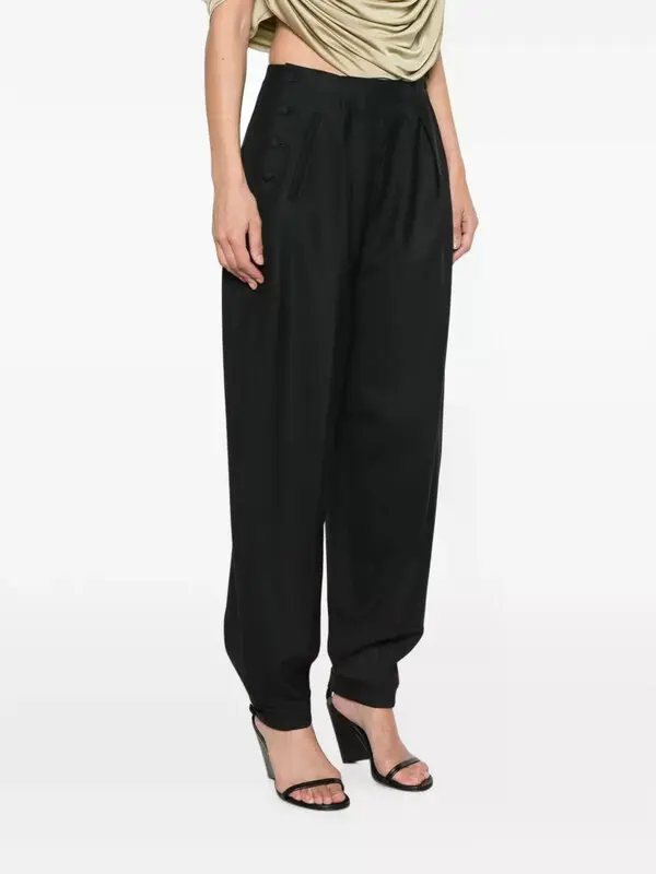 DARKPARK Taylor Button-embellished Pleated Trousers