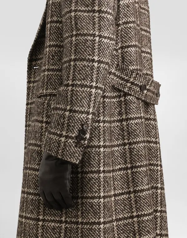 Dolce & Gabbana Check Single-breasted Coat