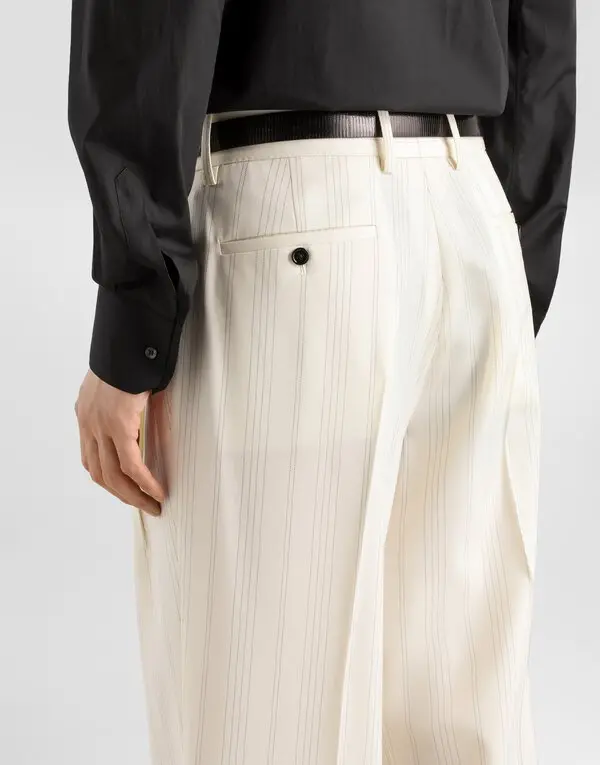 Dolce & Gabbana Pinstriped Wool Trousers