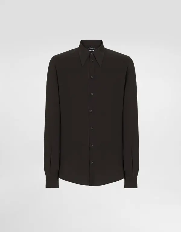 Dolce & Gabbana Crêpe De Chine Gold Shirt Shirts Multi-colored - Multicolor