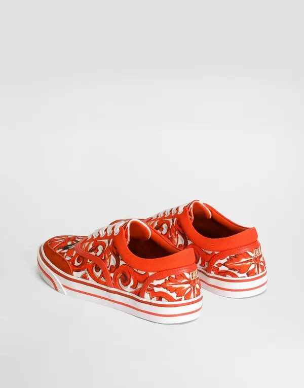 Dolce & Gabbana Dg Sailing Canvas Low Top Sneakers - Multicolor