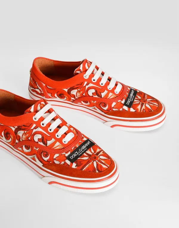 Dolce & Gabbana Dg Sailing Canvas Low Top Sneakers - Multicolor