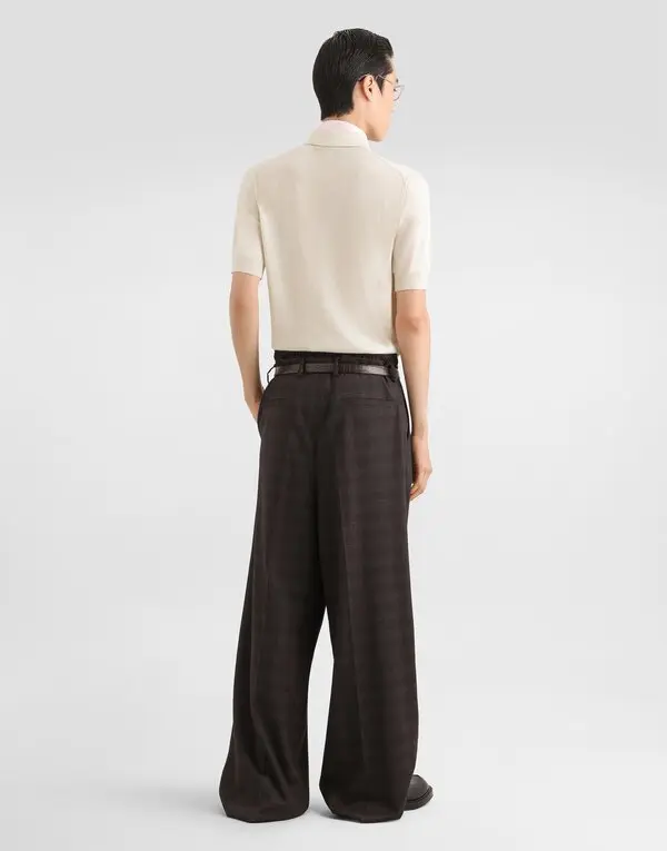 Dolce & Gabbana Glen Plaid Stretch Trousers - Multicolor