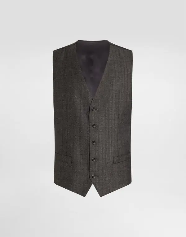 Dolce & Gabbana Pinstripe Wool Waistcoat - Multicolor