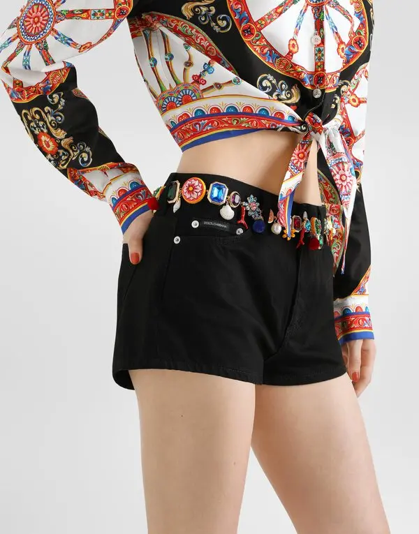 Dolce & Gabbana Shorts Denim And Jeans Multi-colored