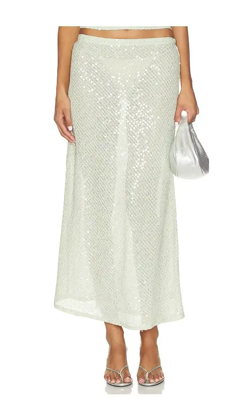 LOVERS AND FRIENDS Erika Sequin Midi Skirt In . Also