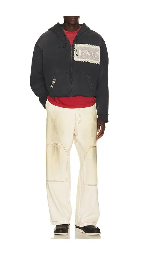 STRIKE OIL Pain Bubble Zip Hoodie In . Also