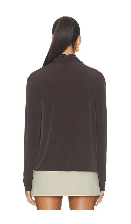 Vince Longsleeve Draped Cowl Blouse In . Also