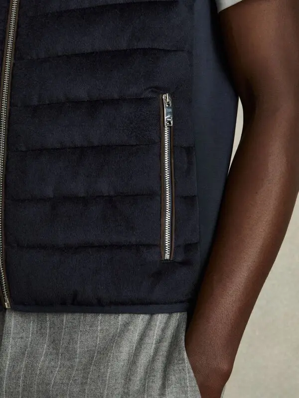 REISS Field Gilet Quilted