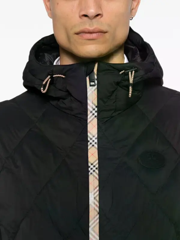 Burberry Quilted Hooded Jacket