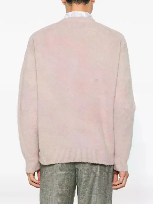 ROBERTO COLLINA Brushed Crew-neck Sweater
