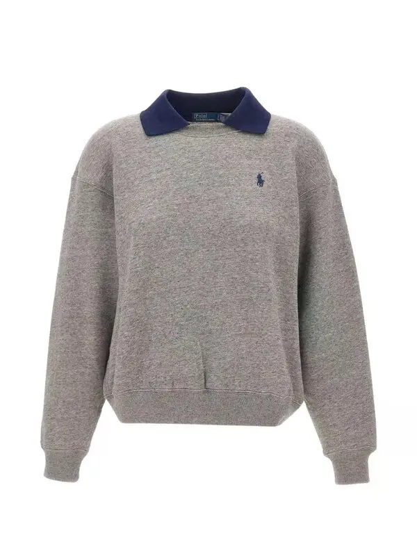 Polo Ralph Lauren Polo-collar Fleece Crewneck Sweatshirt