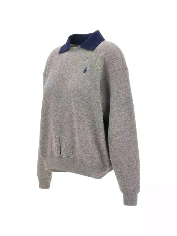 Polo Ralph Lauren Polo-collar Fleece Crewneck Sweatshirt