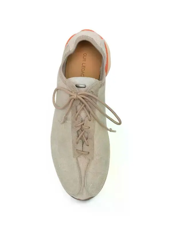 Our Legacy Klove Waxed Cowhide Sneakers