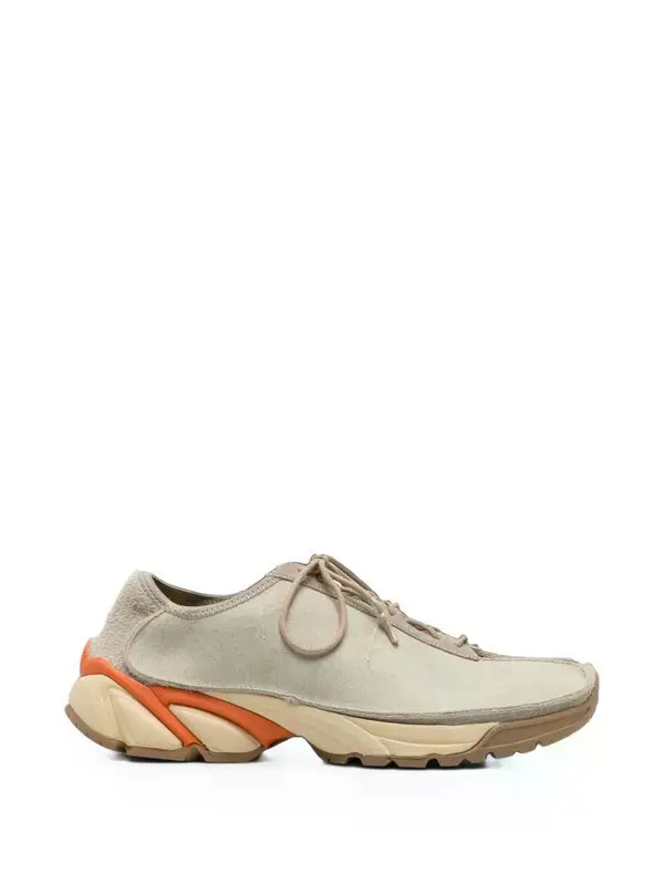 Our Legacy Klove Waxed Cowhide Sneakers - Neutrals