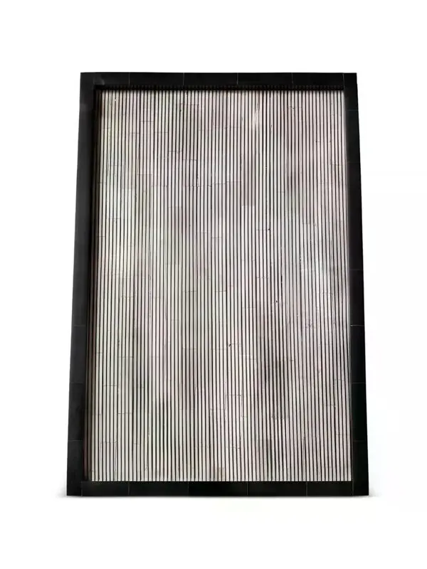 CU I SEEYOU Striped Rectangular Tray - Black