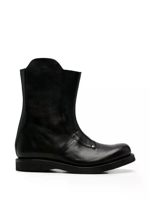 Our Legacy Moto Leather Boots - Black