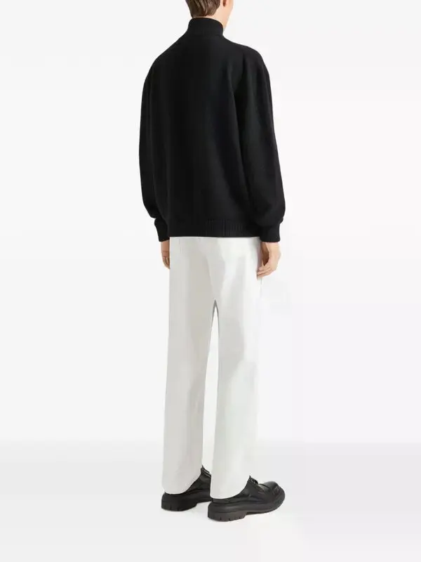 Givenchy Couture Seam Zipped Cardigan In Wool And Cashmere