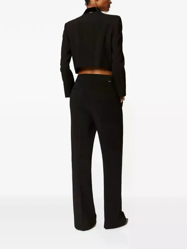 TWINSET Straight-leg Crêpe Trousers