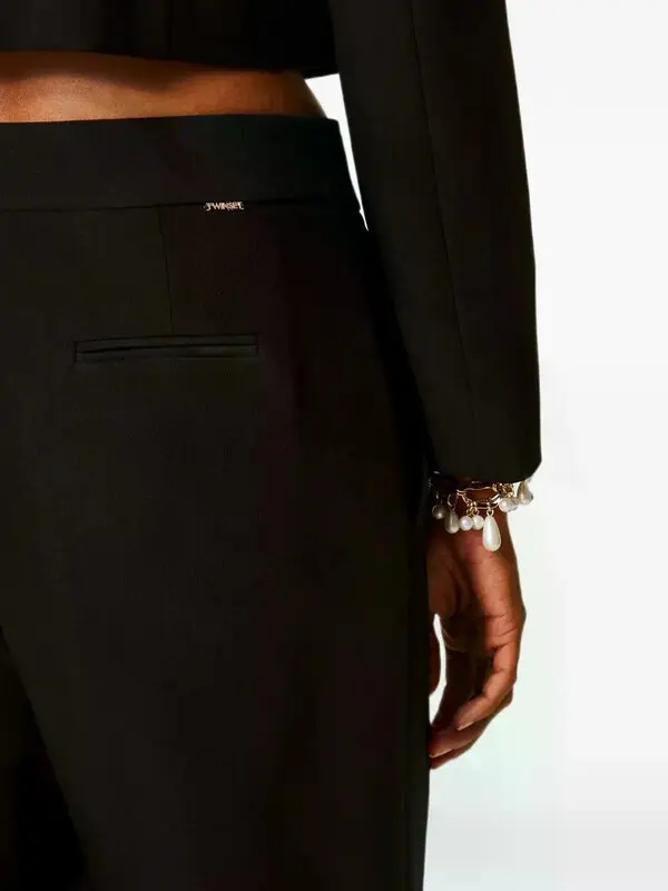 TWINSET Straight-leg Crêpe Trousers