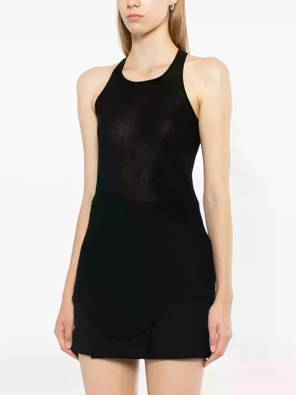 Rick Owens Ribbed-knit Tank Top