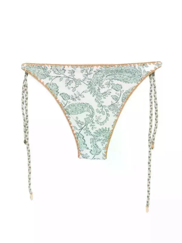 BANANA MOON Blika Paisley-print Side-tie Bikini Bottoms