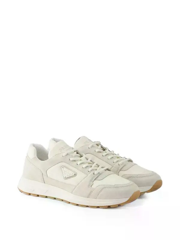 Prada Prax Suede And Re-nylon Sneakers