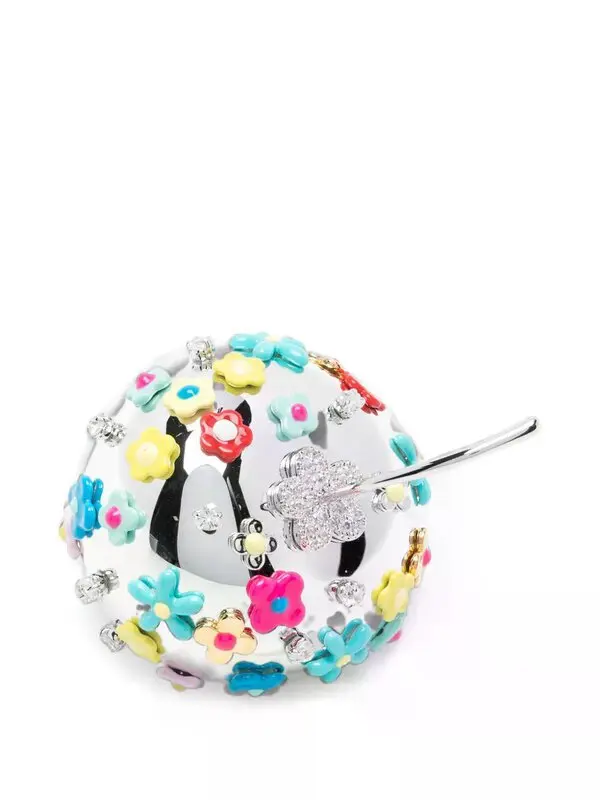 YVMIN Floral-embellished Apple-shaped Ring