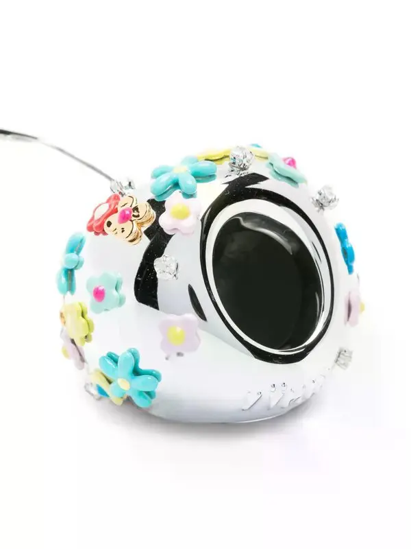 YVMIN Floral-embellished Apple-shaped Ring
