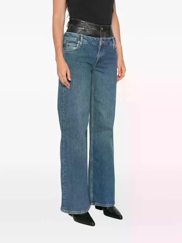 Simkhai Layered-waistband Jeans