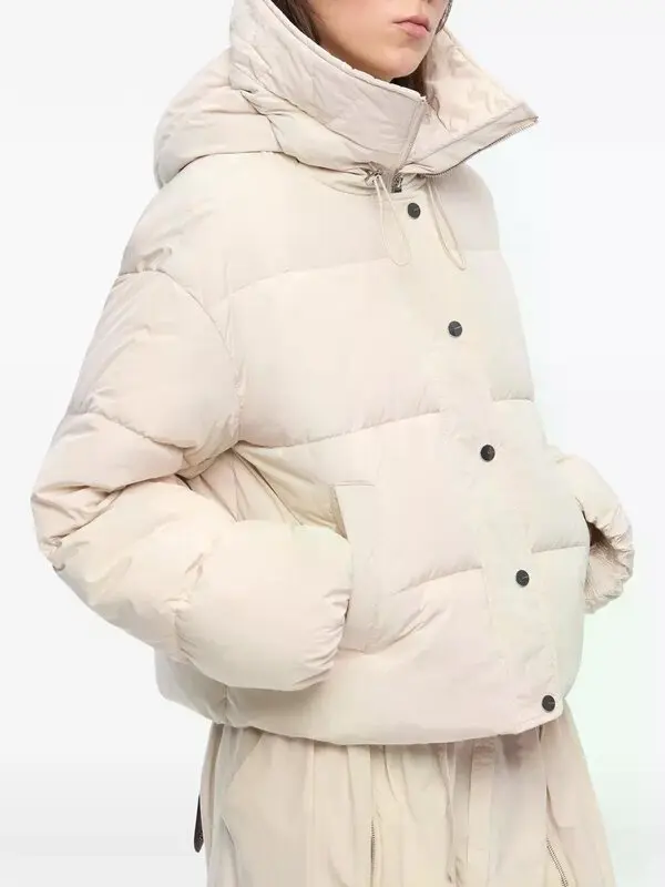 Pinko Down Jacket In Water-repellent Technical Canvas