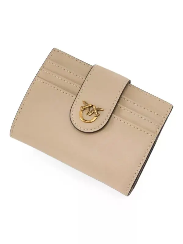 Pinko Small Smooth Leather Wallet With Logo