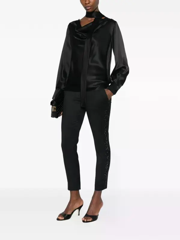 DONDUP Crystal-embellished Trousers