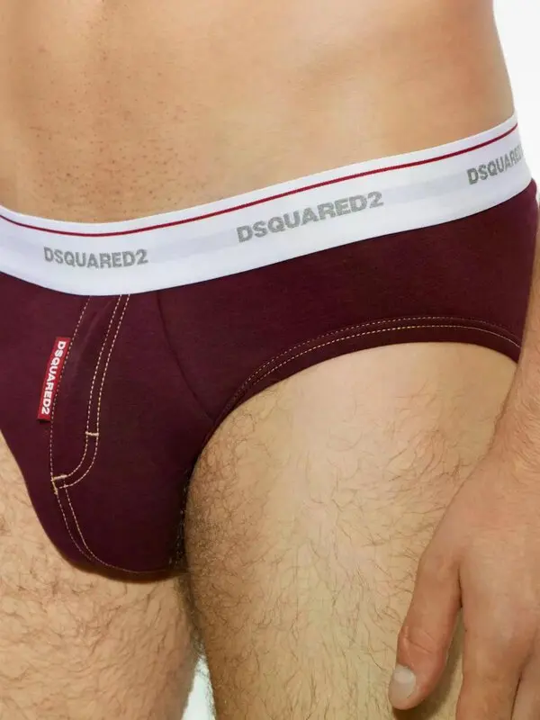 Dsquared2 Cotton Briefs With Logo