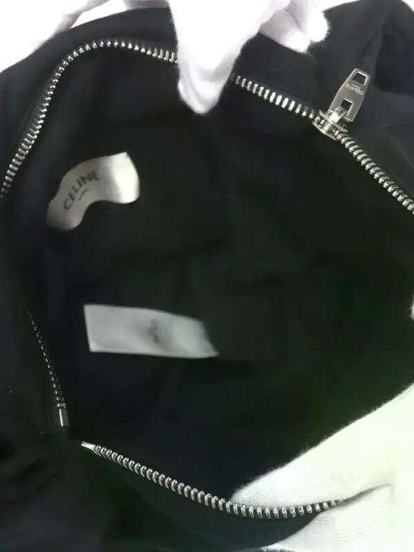 Celine 2018-2026 Cotton Logo Sweat Knotted Shoulder Bag