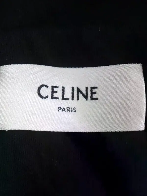 Celine 2018-2026 Cotton Logo Sweat Knotted Shoulder Bag