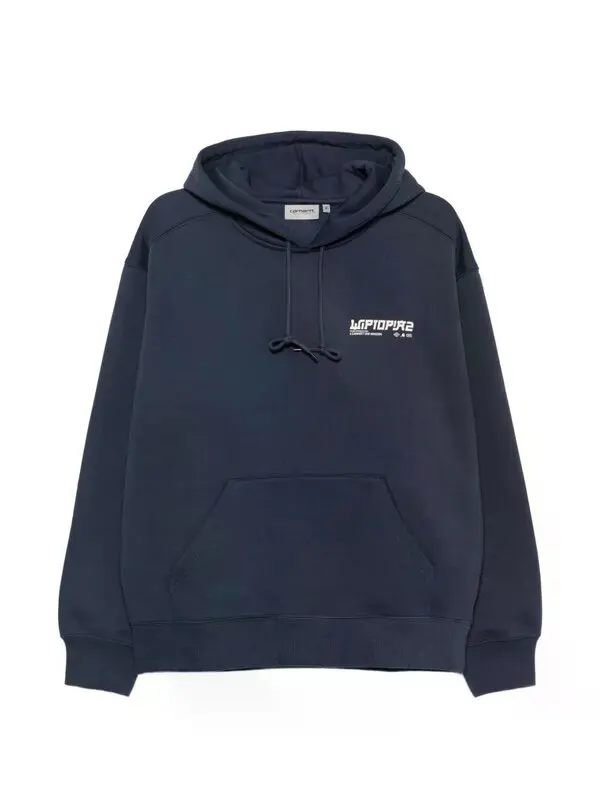 Carhartt Work In Progress Graphic-print Hoodie - Blue