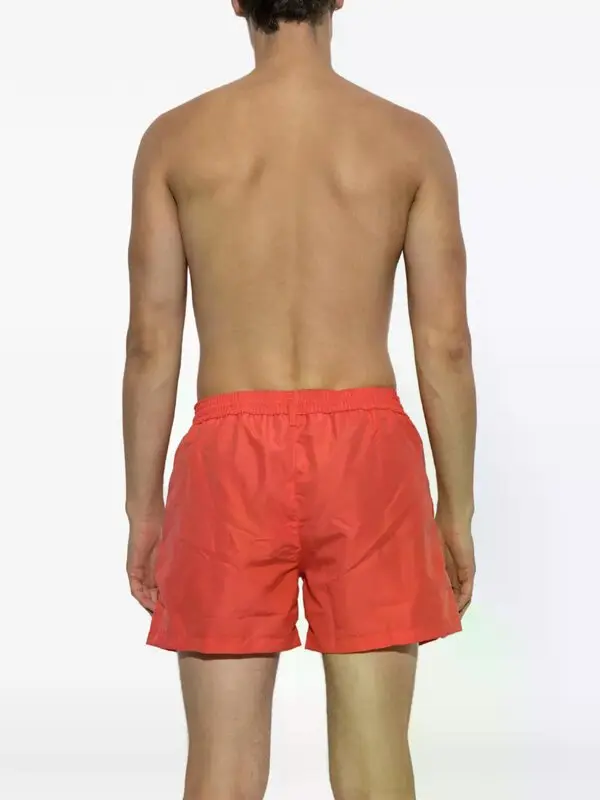 Paul Smith Burnt- Zebra-logo Swim Shorts